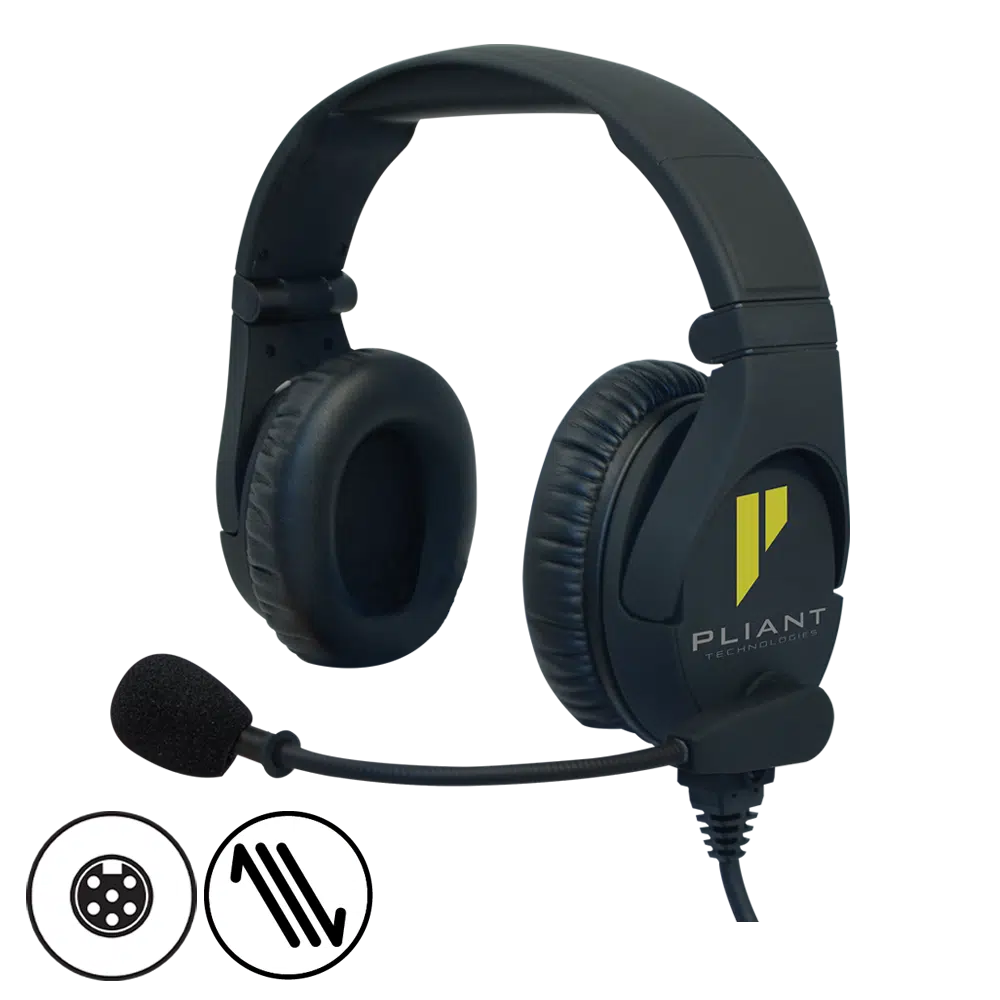 SmartBoom PRO Dual-Ear Dynamic Headset 6-Pin Female Mini XLR: High ...